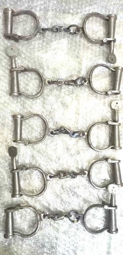 Antique Iron Handcuffs Antique Style LOTS OF 5 PCS | eBay
