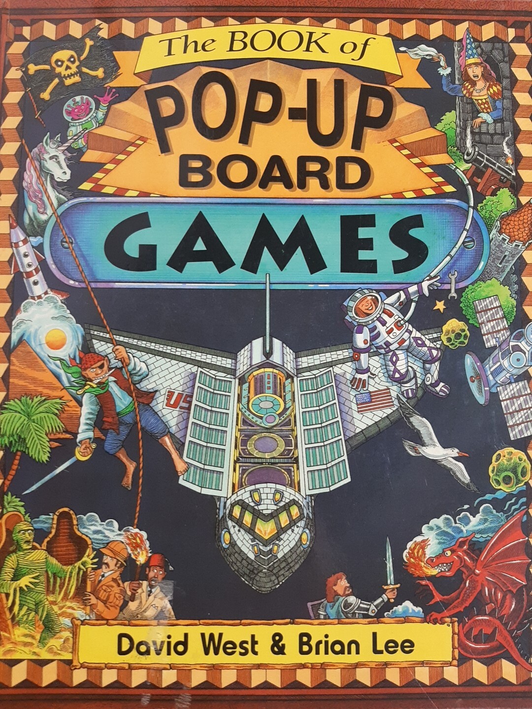 The Book of Pop-Up Board Games: 4 Games, Attached Spinner | eBay
