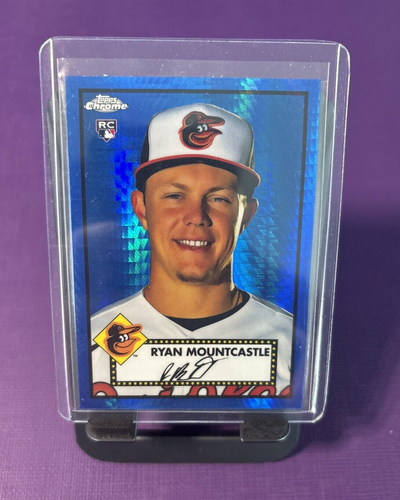 2021 Topps Chrome Ryan Mountcastle Rookie Card Blue Prizm Refractor #16 ...
