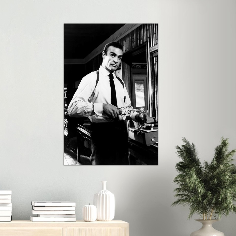 James Bond - 007 Poster - Sean Connery - Martini Print | eBay