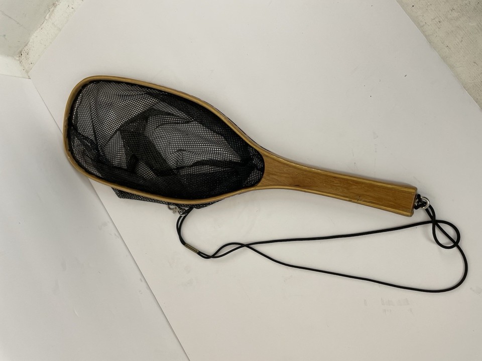 Vintage Wood Fly Fishing Trout Landing Net Unbranded, Excellent ...