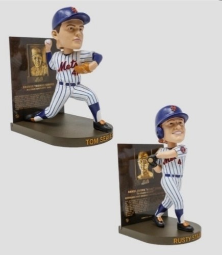 Mets Hall Of Fame Bobbleheads Set #2 Tom Seaver & Rusty Staub 6/25/25 ...
