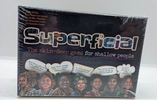 Superficial The Skin-Deep Game For Shallow People Ages 18+ 2-8 Players ...