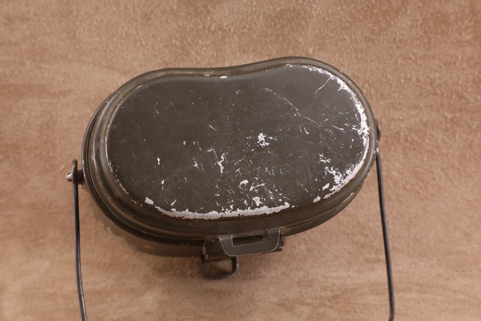 WWII German Wermacht M31 Mess Kit Kochgeschirr Modell 1931 Steel Handle ...