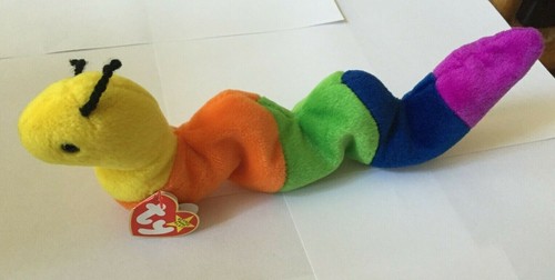 Inch the worm Ty The Beanie Babies Collection DOB September 3, 1995 ...
