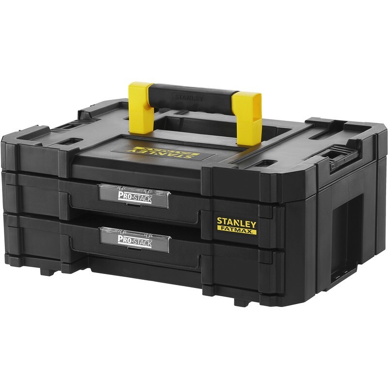 Stanley FATMAX Tool Box SET Pro-Stack Toolbox Rolling W/ Organiser ...