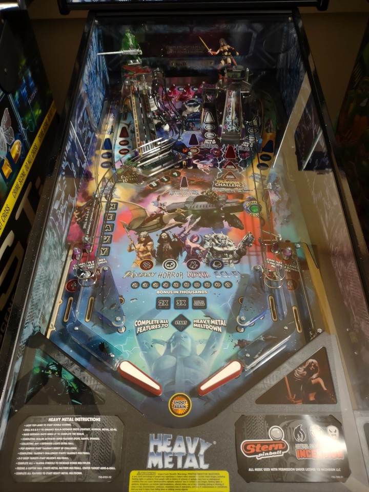 Heavy Metal Pinball Machine By Stern - Rare Game | eBay