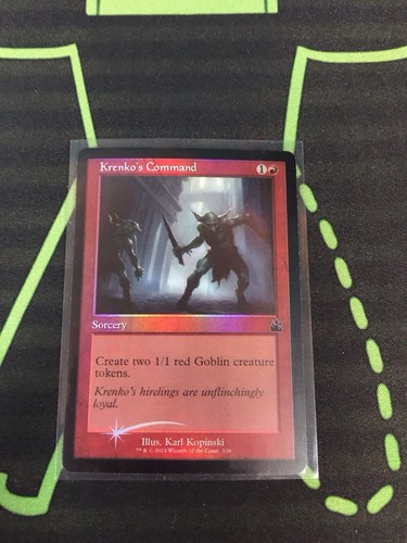 MTG Magic The Gathering Krenko’s Command Foil Retro Frame Goblin Commander | eBay