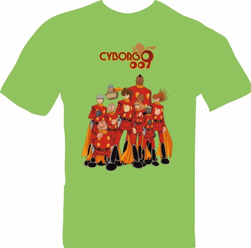 T-SHIRT CYBORG 009 maglietta manga anime CARTOON | eBay