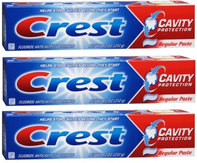 Crest Regular Paste 8.2oz (3 Pack) | eBay