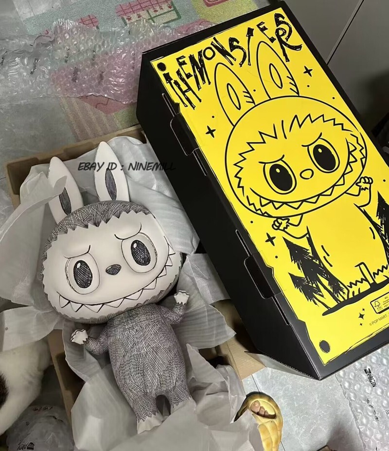 100% Genuine POPMART Mega LABUBU Sketch 1000% Model Statue 100% Genuine POPMART Mega LABUBU Sketch 1000% Model Statue