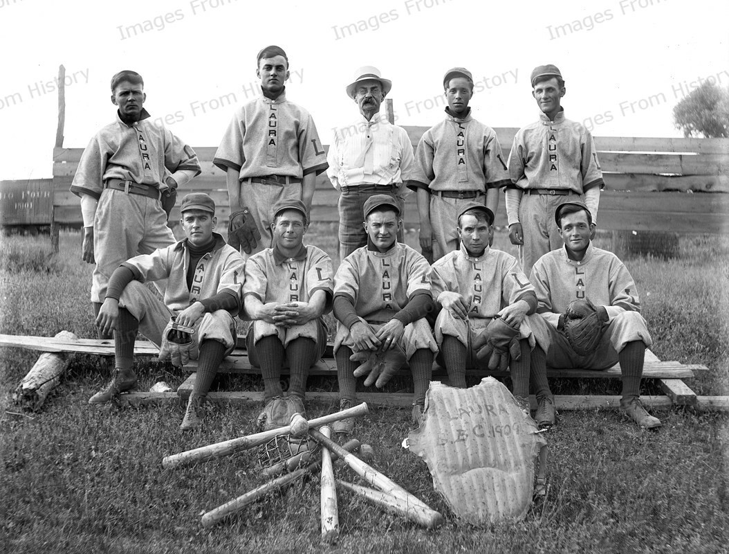 8x10 Print Laura Baseball Team Laura Ohio 1909 #2016914 | eBay