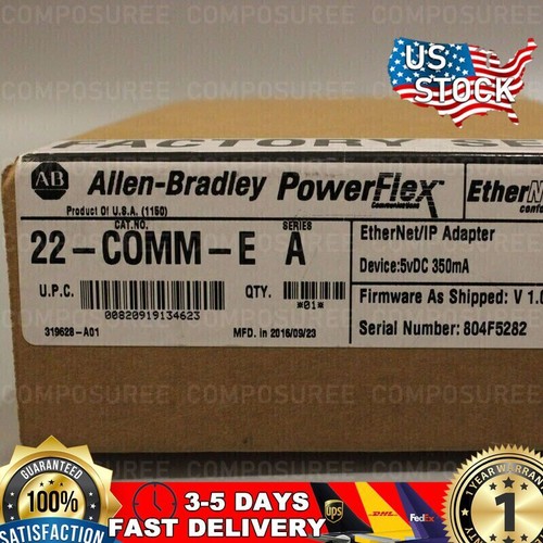 New Sealed Allen-Bradley 22-COMM-E SER A PowerFlex Ethernet/IP Comm ...
