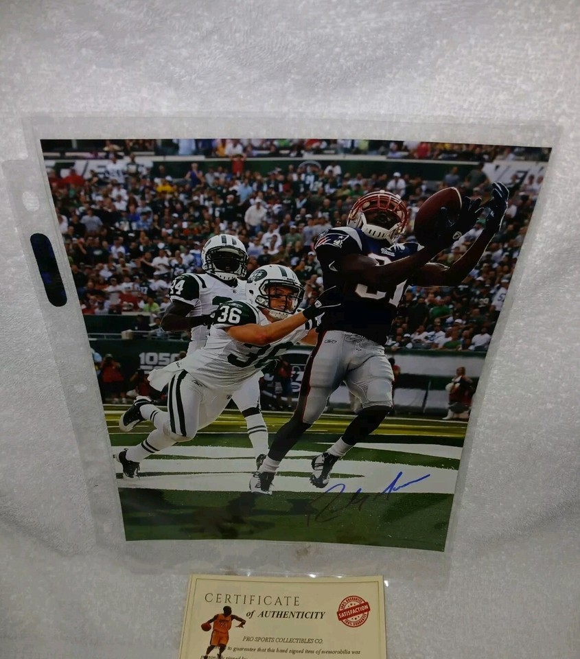 Randy Moss Signed Autographed 8x10 Photo Patriots Minnesota Vikings NFL ...