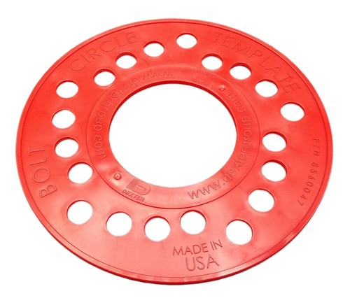 Dexter Trailer Wheel Bolt Pattern Measuring Tool Circle Template 5 Lug ...