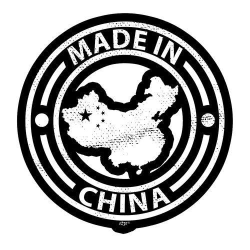 2 x Car Stickers - made in china Decal Bike Bumper Truck Laptop Window ...