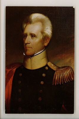 President postcard Andrew Jackson military portrait chrome | eBay
