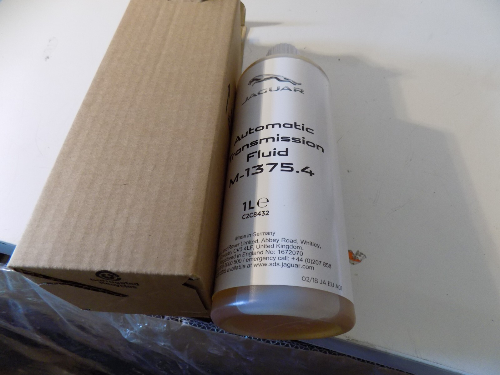 Genuine Jaguar XK8 XK XJ X308 X358 Automatic Gearbox Oil M-1375.4 ...