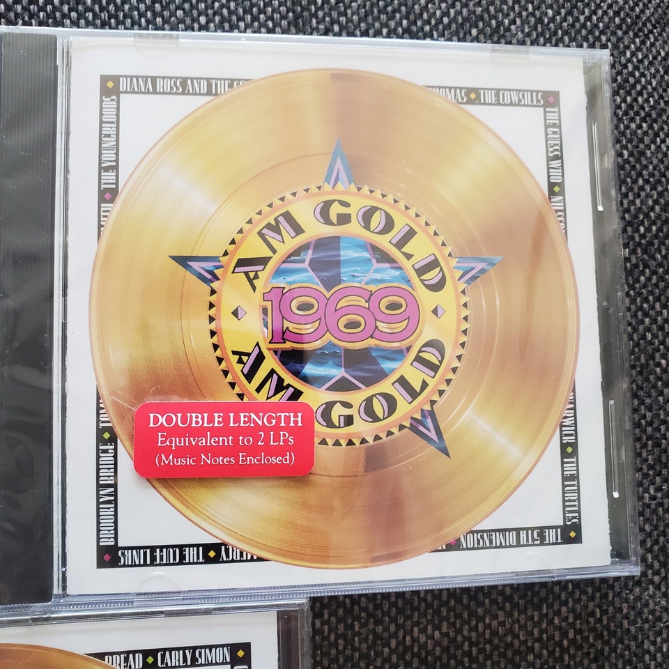 AM Gold 1968, 1969, 1971 CD Lot Time Life Music Compilation Pop Rock ...