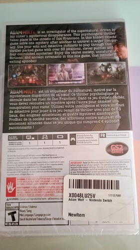 Adam Wolfe - Nintendo Switch Brand New | eBay