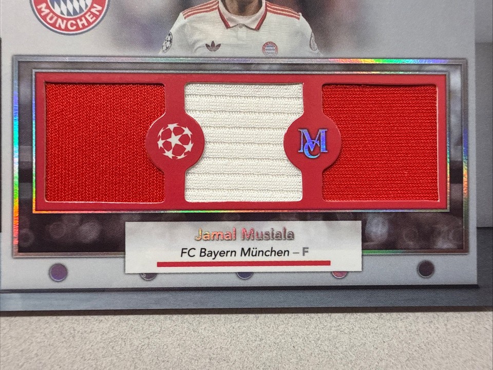 2024-25 Topps Museum Collection Jamal Musiala Triple Jersey #40/75 ...