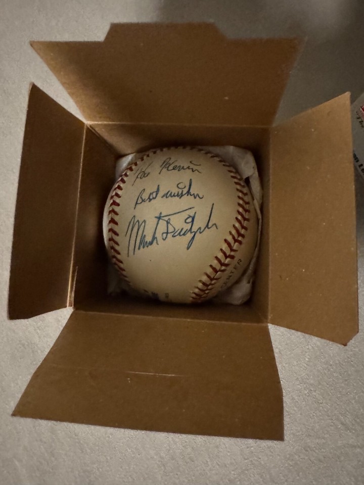 Vintage Detroit Tigers Mark Fidrych Signed Autographed Baseballs (2) w ...