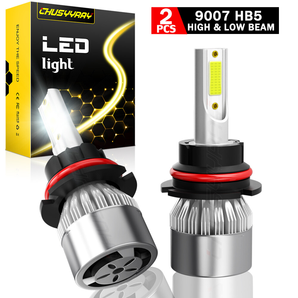 For Ford Crown Victoria 1999-2011 9007 HB5 6000K LED Headlight Bulbs Hi ...