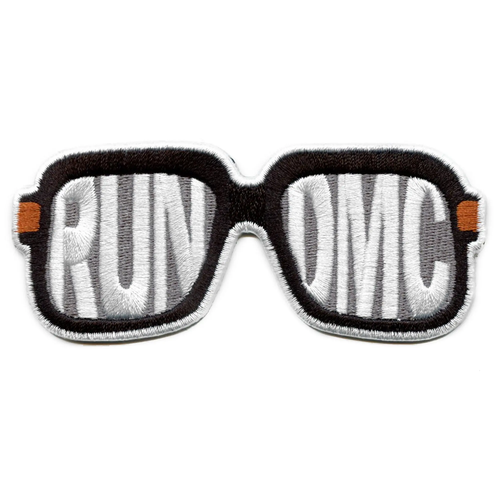 Run DMC Iconique Verres Patch Hip Hop Artiste Nuances Brodé à Repasser | eBay