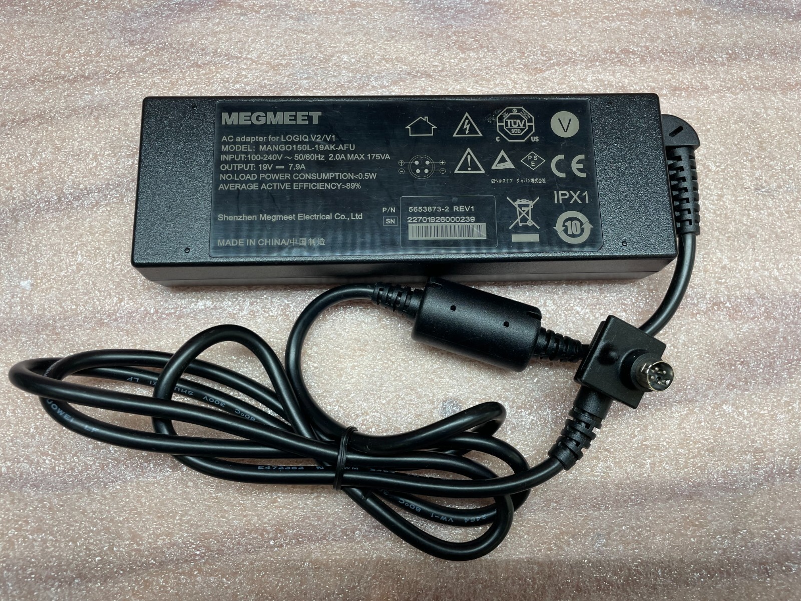 GE LOGIQ V2 / V1 AC adapter 5653873-2 (TESTED GOOD) | eBay