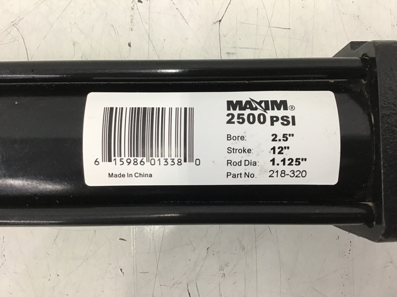 MAXIM - 218-320 Hydraulic Cylinder 2.5" Bore 12" Stroke | eBay