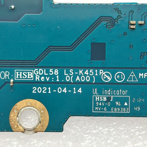 LS-K451P 03RR19 FOR DELL Alienware M15 R6 Audio Board GJ45 NIC Small ...