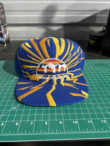 Denver Nuggets Mitchell & Ness Hardwood Classics Earthquake Snapback ...