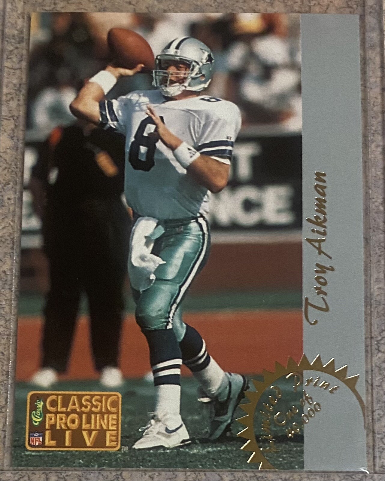 1993 Classic Pro Line Live “Limited Print” Troy Aikman #LP9 (1 of 40,000) | eBay