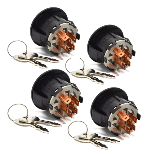 4PK Ignition Starter Switch With Key for Husqvarna Mowers 532193350 ...