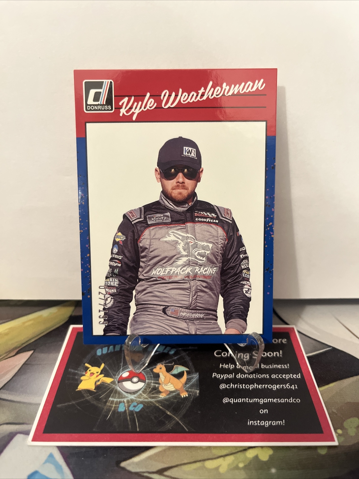 2023 Donruss Racing - KYLE WEATHERMAN - Blue /199 - Retro SP #192 | eBay