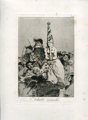 Goya etching. The Caprices, the Fifth Edition (1881-1886). Plate 24 | eBay