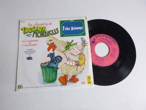 TOCCATA ET MORDICUS 1 RUE SESAME DISQUE VINYLE 45T/7' ORIGINAL | eBay