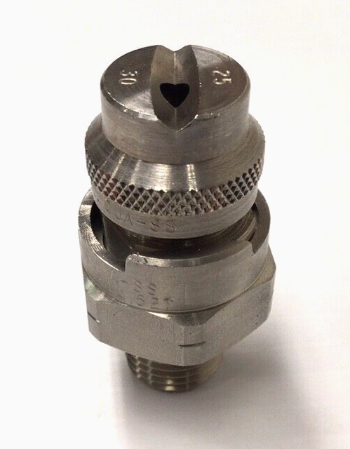 Spraying Systems 1/4 QJJA-SS QUA-SS 2530 Quick Jet Nozzle 1/4" NPT 25/ ...