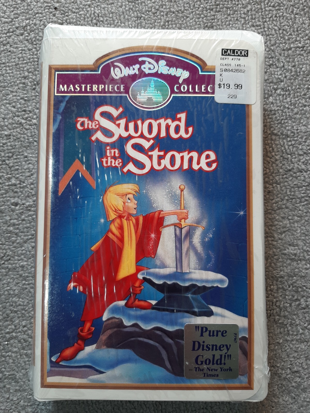 The Sword In The Stone Vhs 1991