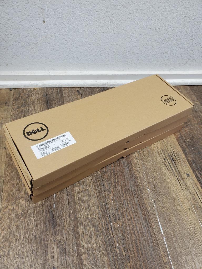 J67 ♻ Lot of 3 - Dell Wired USB Keyboard Black KB216-BK-US Brand New In ...