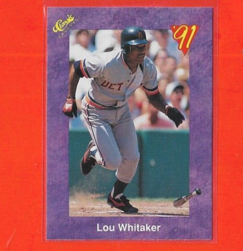 1991 #3 Lou Whitaker Classic Game Detroit Tigers | eBay