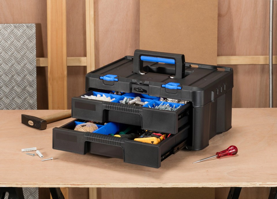 Hart Stack System Two Drawer Tool Box, Fits Hart's Modular Storage ...