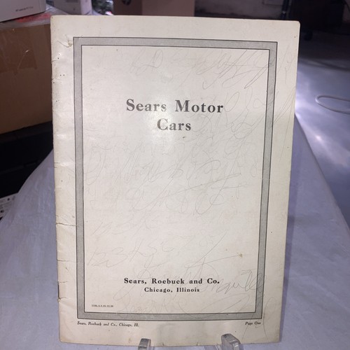 Rare 1908 Antique Sears Roebuck Motor Cars Catalog | eBay
