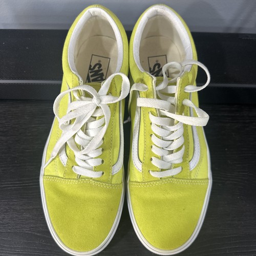 Vans Sidewall Shoes Skate Neon Pastel Yellow Mens 9 Womens 10.5 Sneaker ...