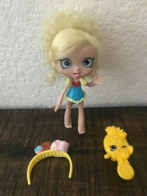 Shopkins Shoppies Doll Popette Popcorn blonde curly hair Moose toy 5 ...