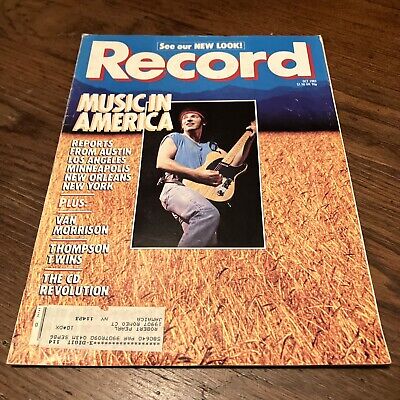 Record Music Magazine October 1985 Bruce Springsteen Van Morrison ...