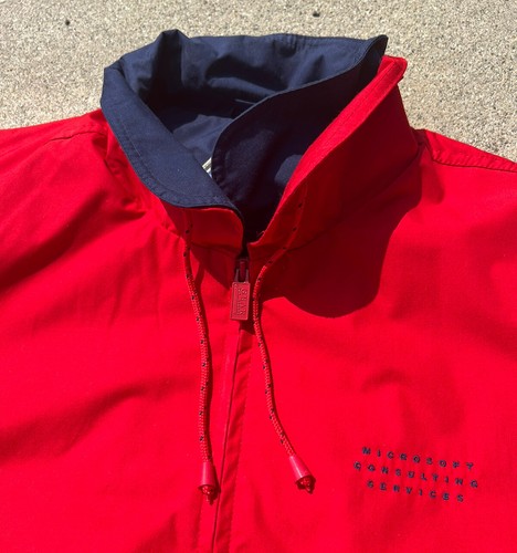 Vintage 90s Microsoft Consulting Services Computer Promo Jacket Size XL ...