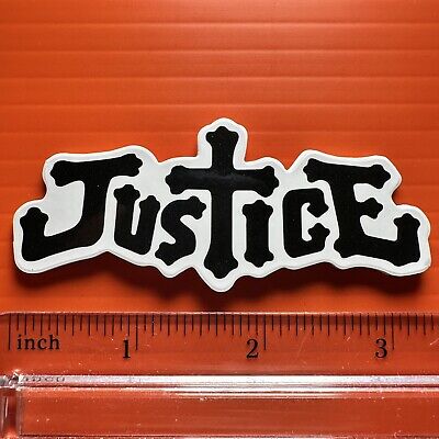 Justice STICKER French electronic Decal | eBay