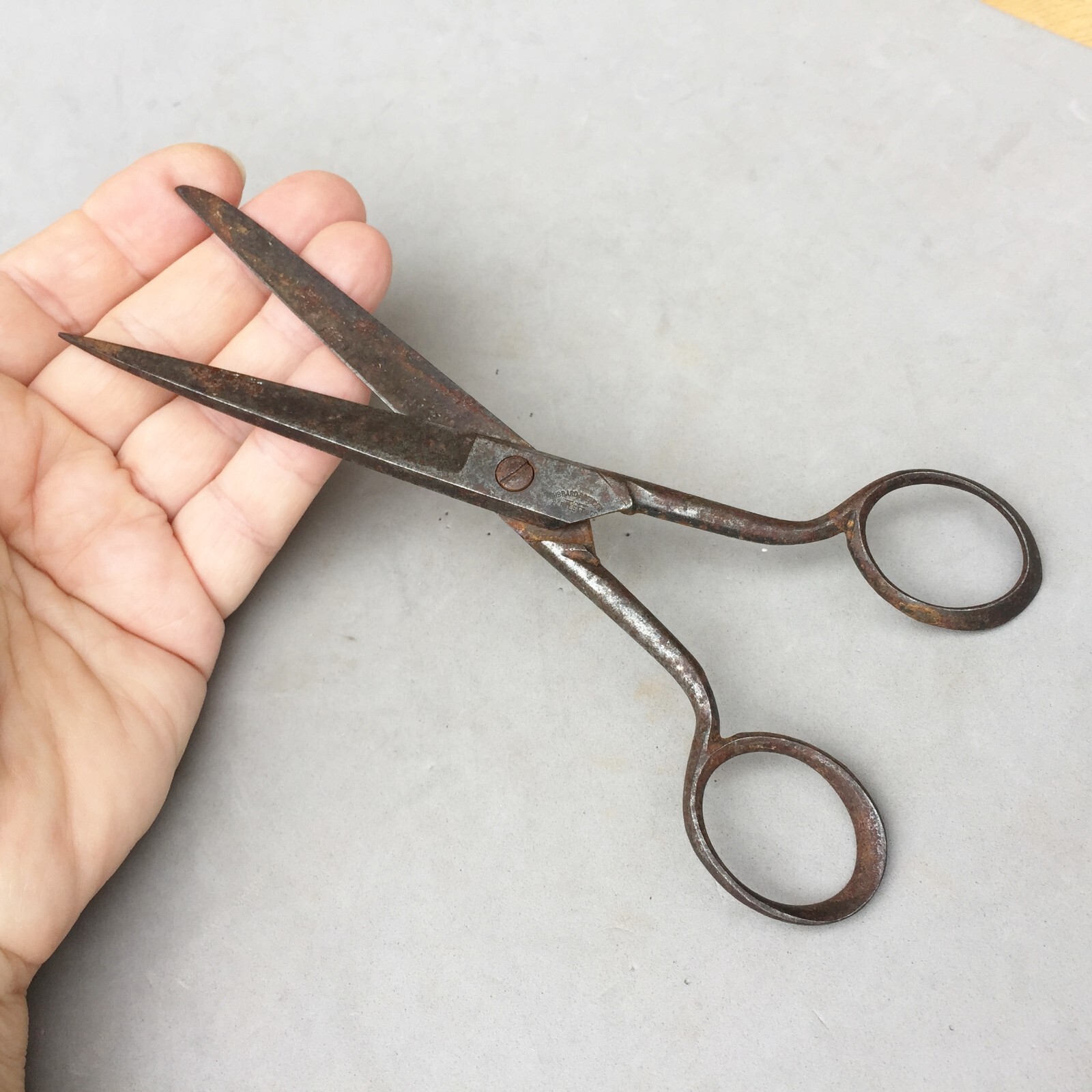 Hibbard Spencer Bartlett Scissors 7" Chicago History Hardware Company ...