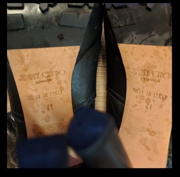 Jimmy choo Dylan leather rabbit lined boots | eBay